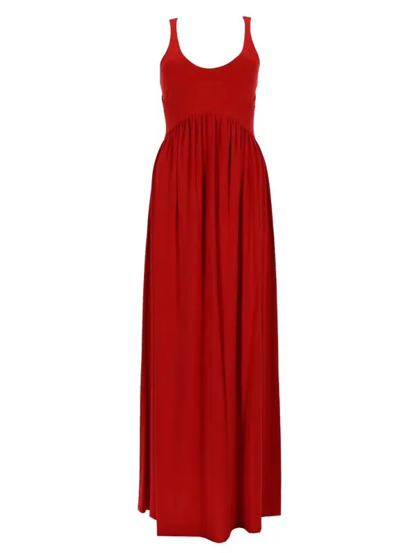 Sportmax Crepe T-shirt Long Dress