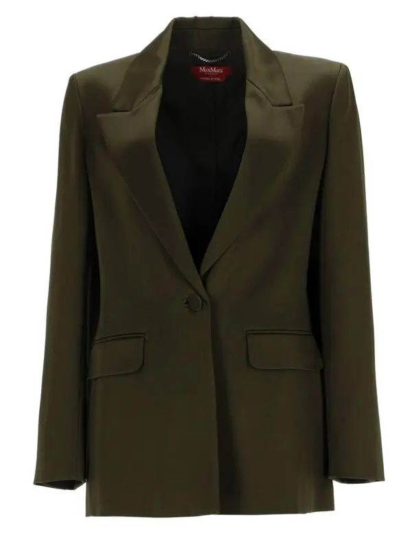Max Mara Envers Satin Blazer