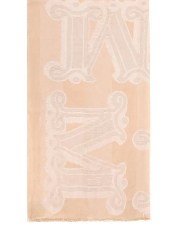 Max Mara Linen-blend Stole - Beige