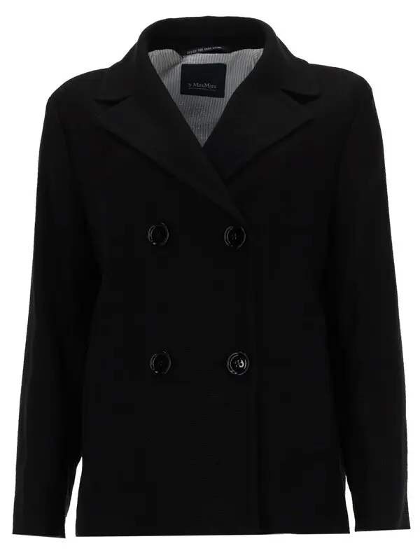 Max Mara Linen-cotton Double-breasted Jacket