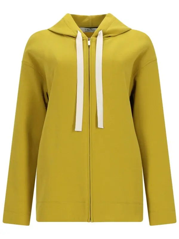 Max Mara Doria Cotton Blend Sweatshirt - Yellow