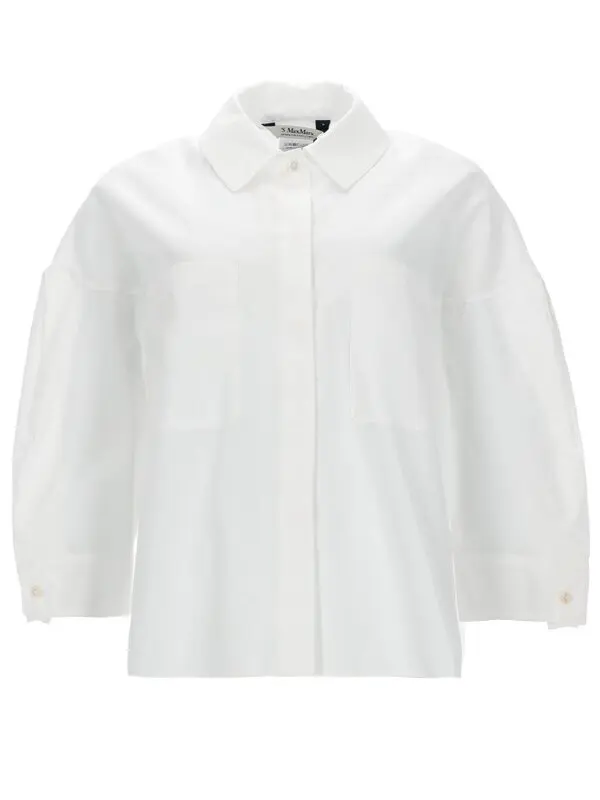 Max Mara 100% Cotton Tailored Collar Shirt