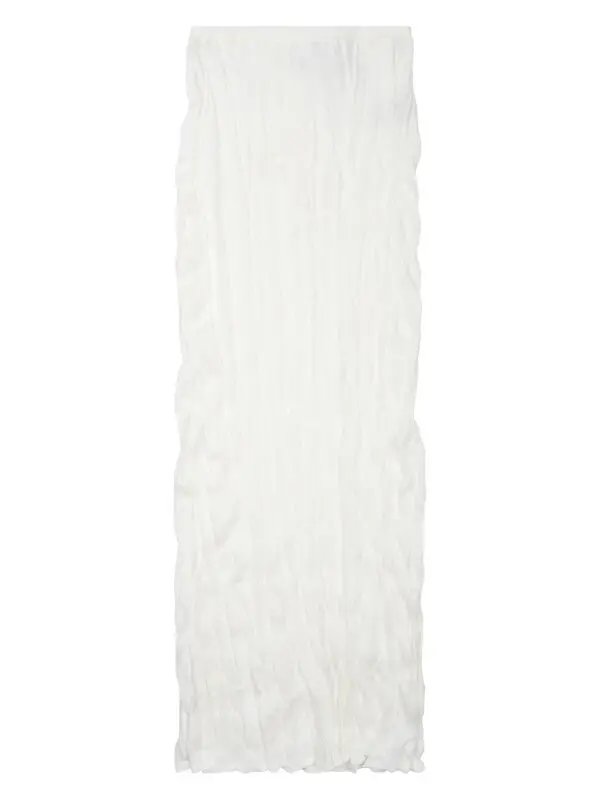 TOTEME Midi Sweater-style Skirt - White