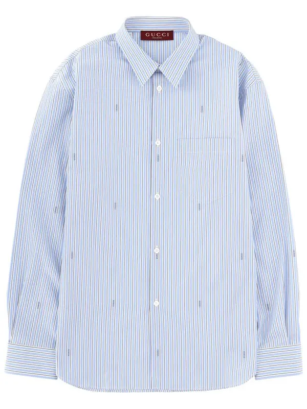 Gucci Striped Cotton Button-up Shirt