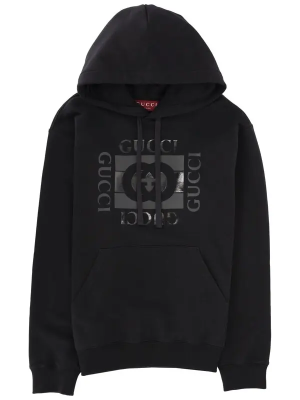 Gucci Logo Print Cotton Sweatshirt