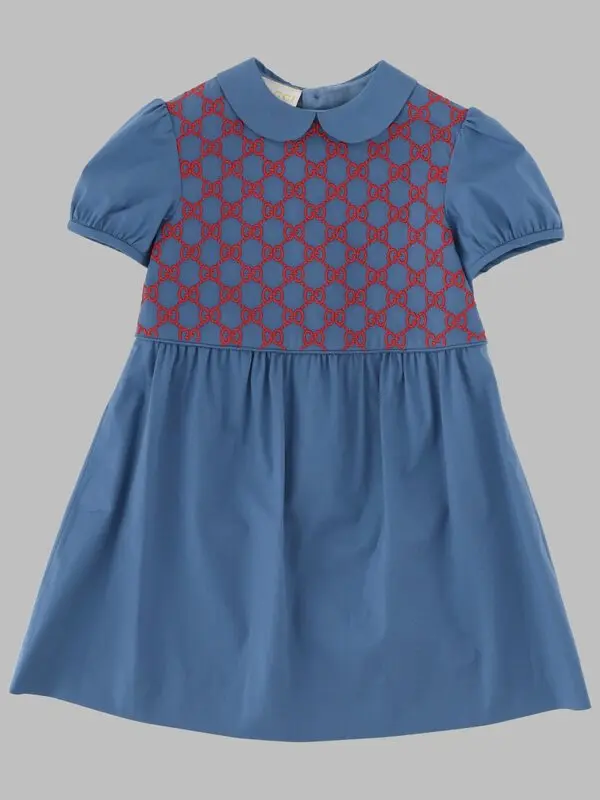 Gucci Cotton Elastane Dress - Blue