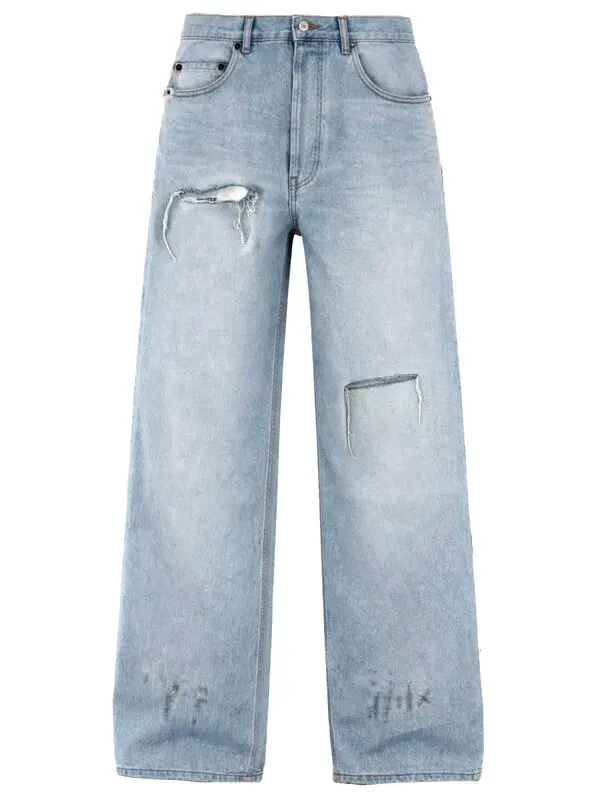 Balenciaga Minimal Mini Baggy Fit Jeans