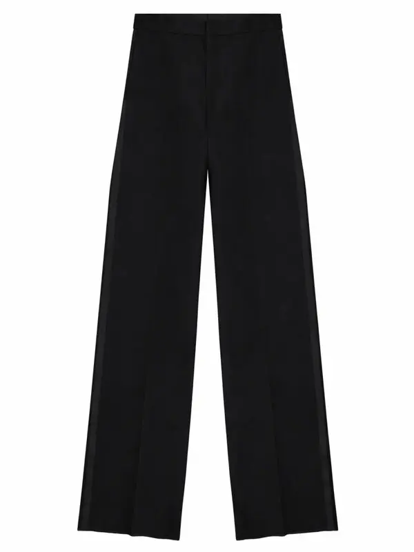 Balenciaga Wool Tuxedo Pants - Black