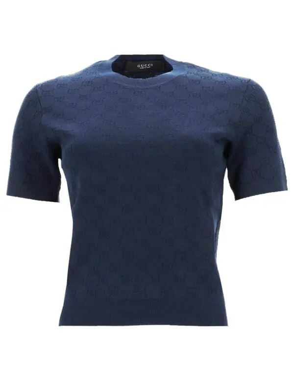 Gucci Gg Jacquard Viscose Top