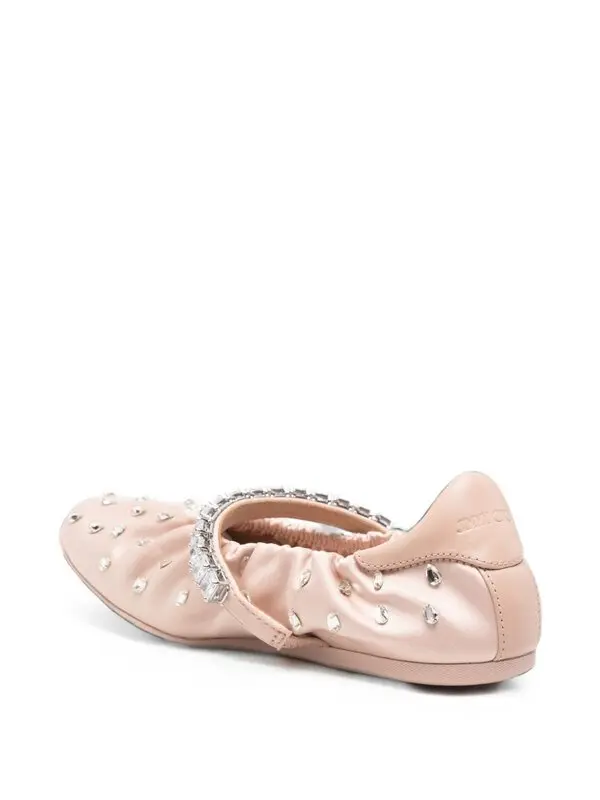 JIMMY CHOO Jade Leather Ballets