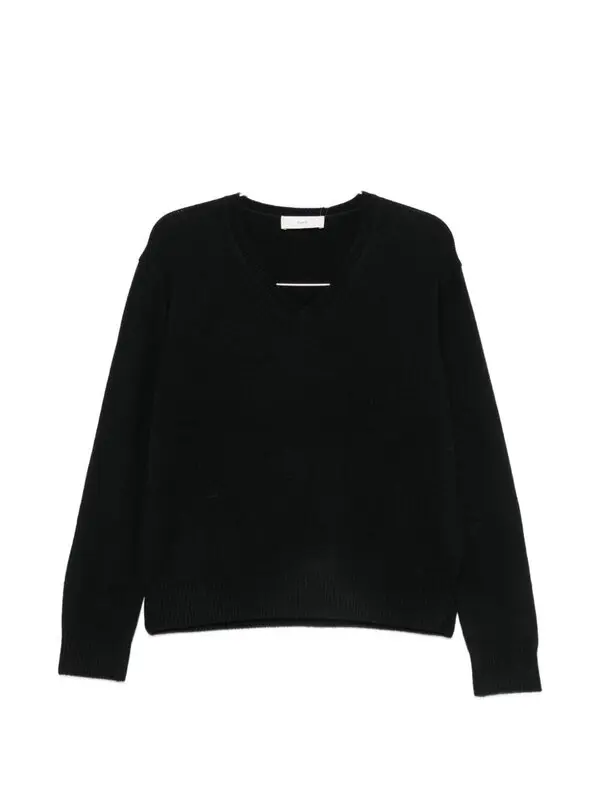DUNST Wool And Cashmere V-necked Sweater