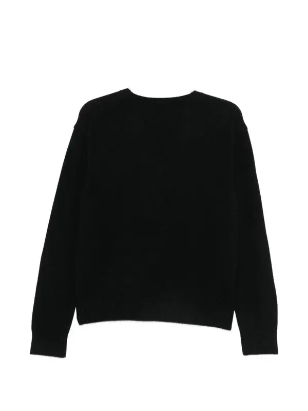 DUNST Wool And Cashmere V-necked Sweater