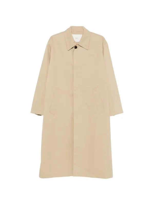 DUNST Cotton Blend Coat - Beige