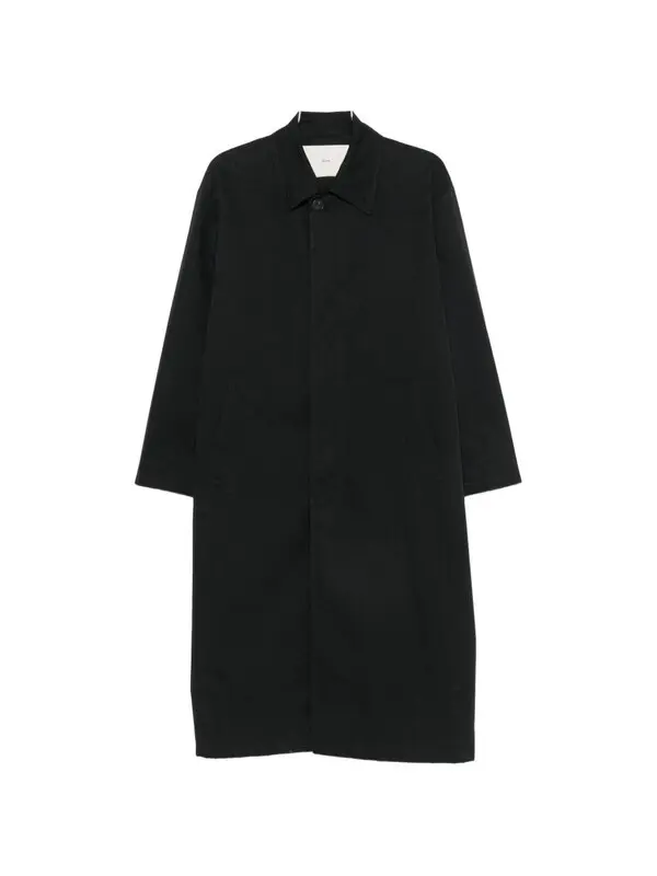 DUNST Cotton Blend Coat - Black