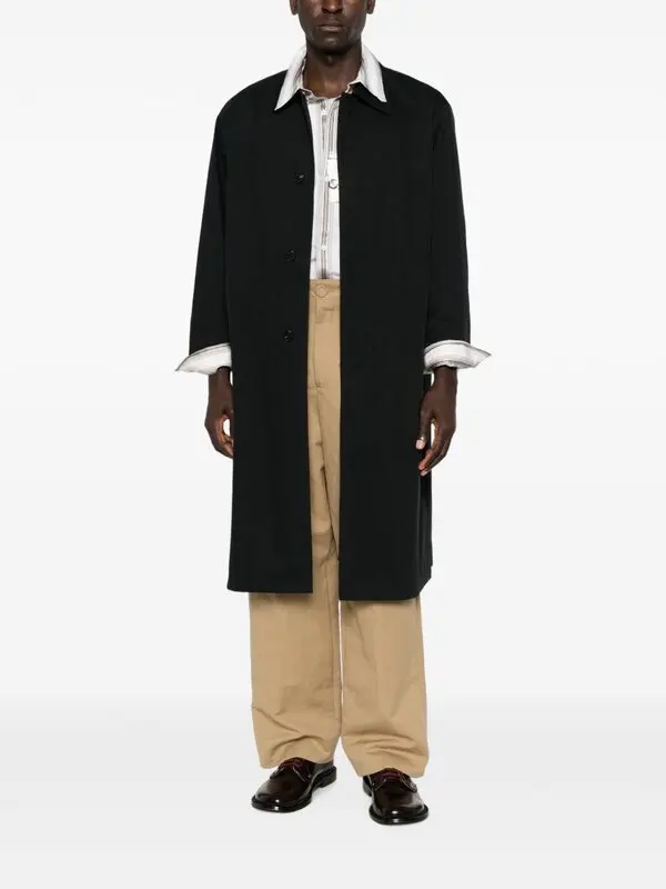 DUNST Cotton Blend Coat - Black
