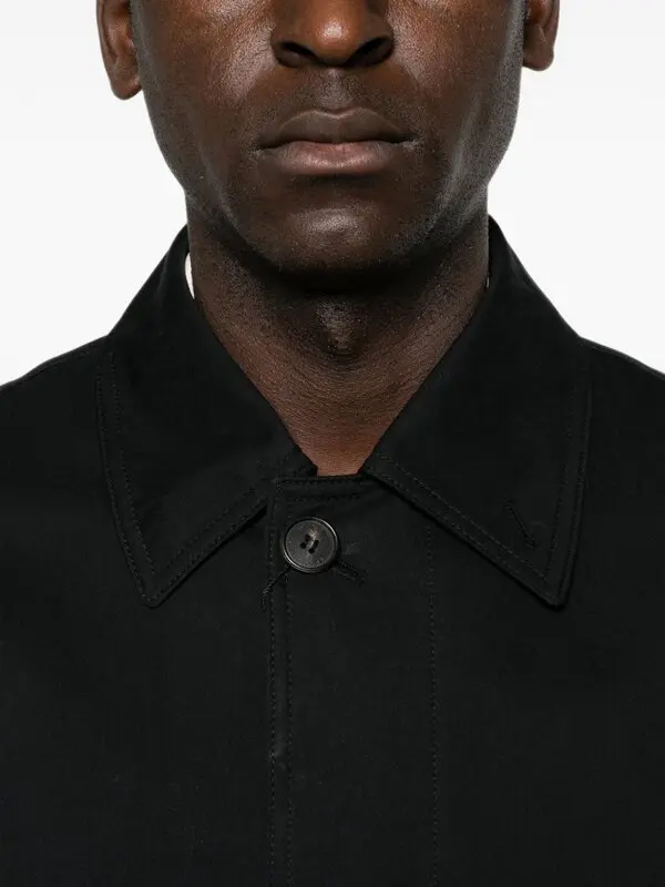 DUNST Cotton Blend Coat - Black