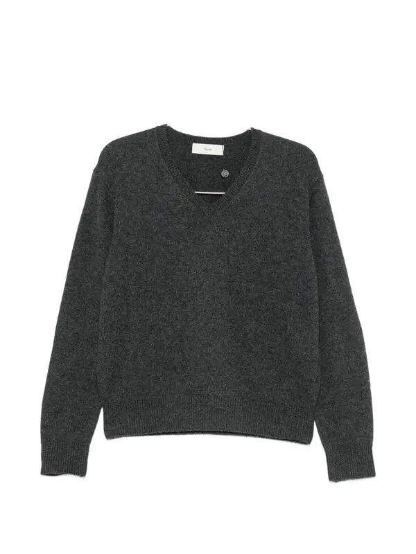 DUNST Wool And Cashmere V-necked Sweater