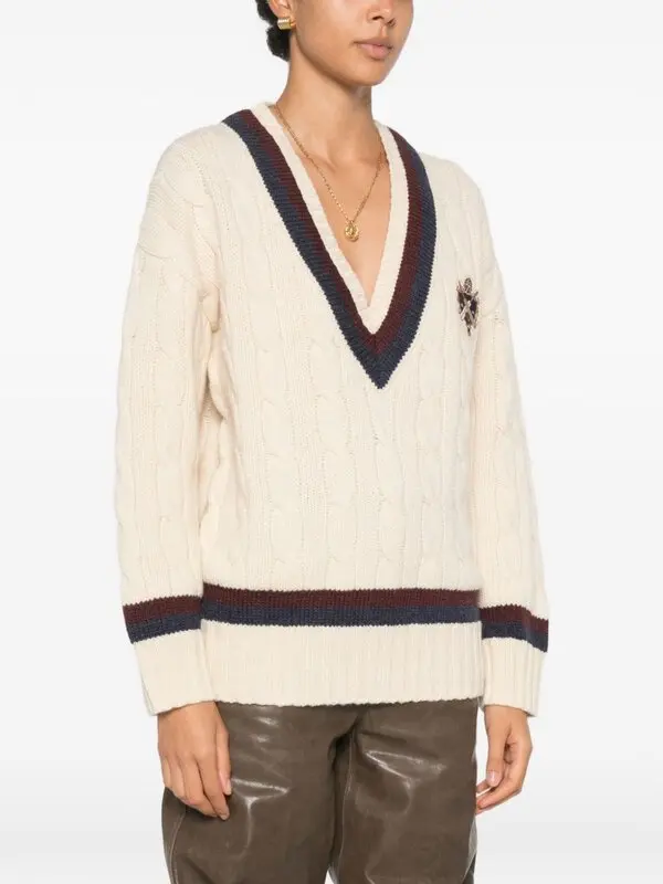Zimmermann Valiant Wool V-necked Jumper