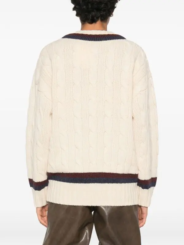 Zimmermann Valiant Wool V-necked Jumper