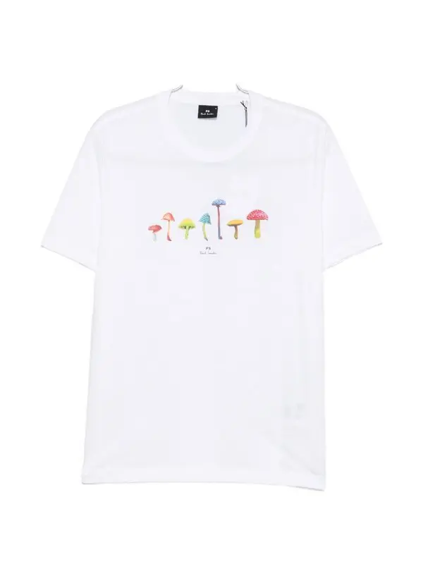 Paul Smith Mushrooms Cotton T-shirt