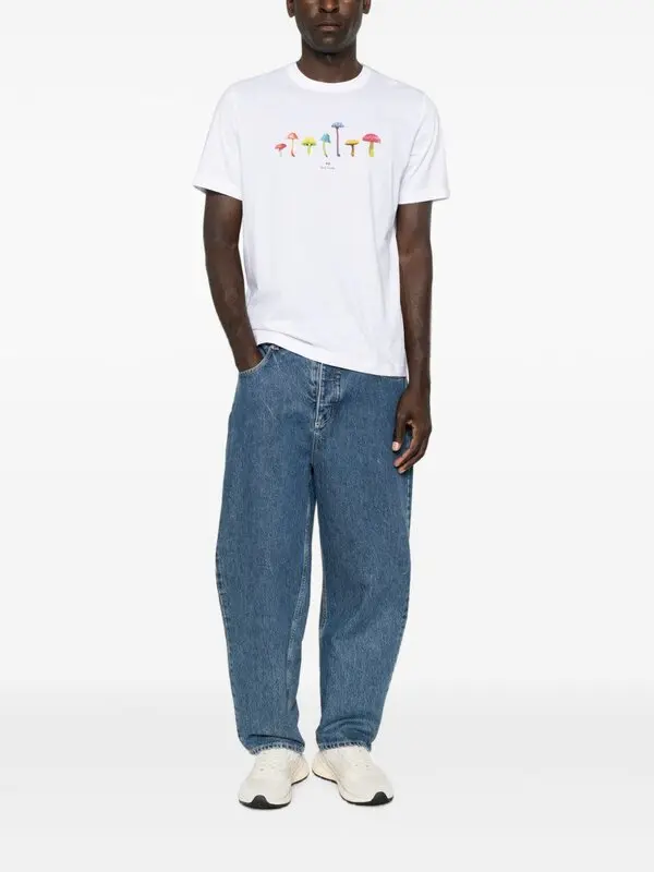 Paul Smith Mushrooms Cotton T-shirt