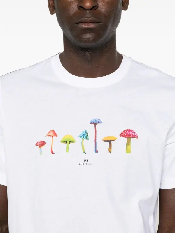 Paul Smith Mushrooms Cotton T-shirt