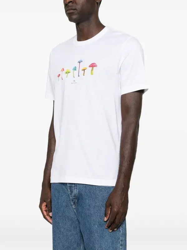 Paul Smith Mushrooms Cotton T-shirt