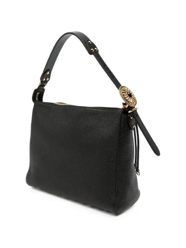 Etro Leather Hobo Bag - Black