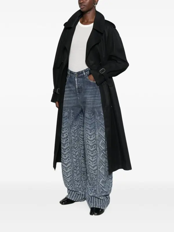 DIESEL® Wide-leg Denim Jeans