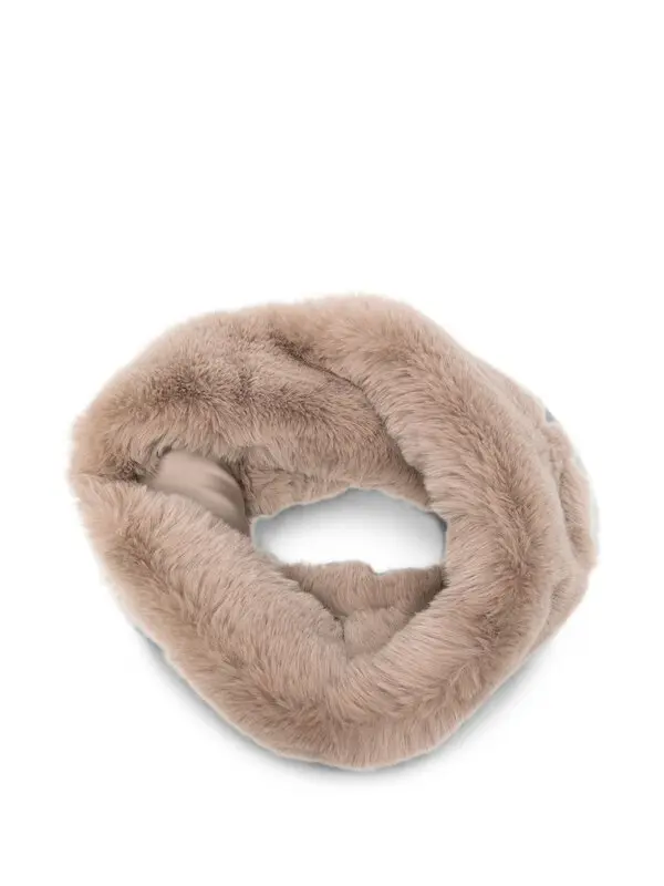 THE FRANKIE SHOP Ginevra Faux Fur Scarf - Beige