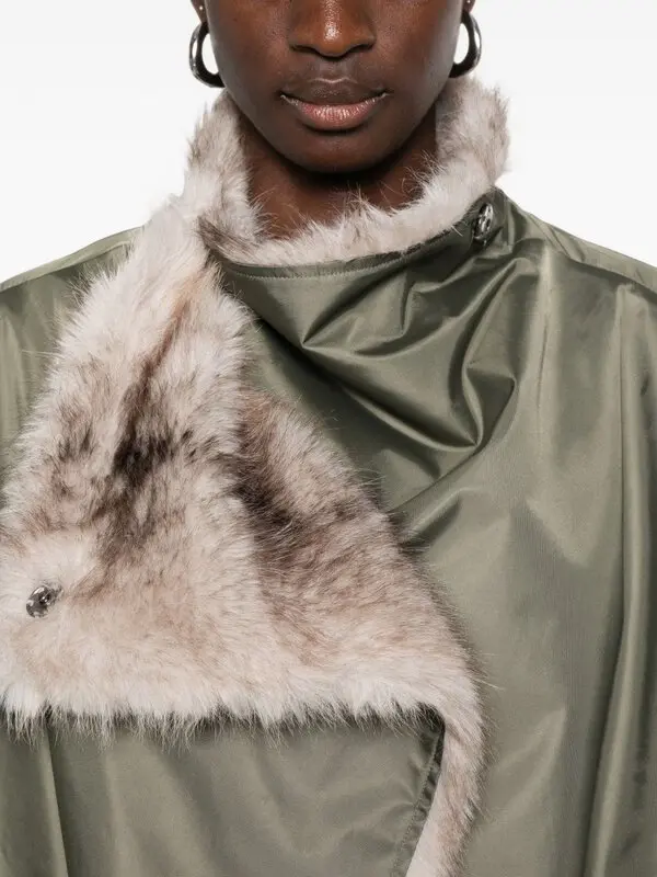 THE FRANKIE SHOP Vera Faux Fur Reversible Bomber Jacket