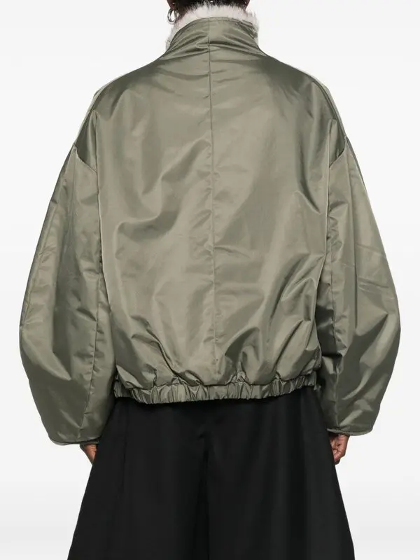 THE FRANKIE SHOP Vera Faux Fur Reversible Bomber Jacket