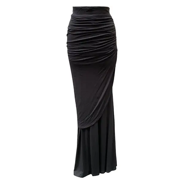 IMAATU Shaye Ruffled High-waist Floor-length Skirt