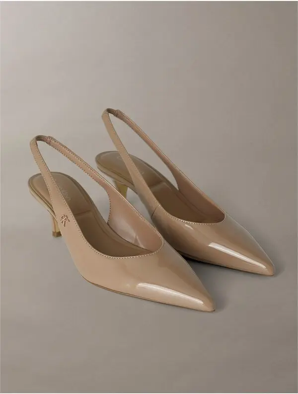 Calvin Klein Emyrsen Slingback Heel - Beige