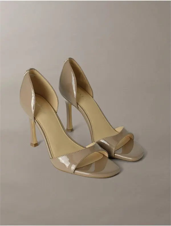 Calvin Klein Aileen Open Toe Heel - Beige