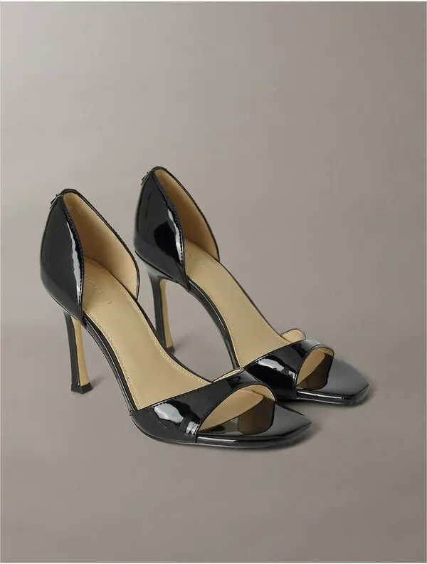 Calvin Klein Aileen Open Toe Heel - Black