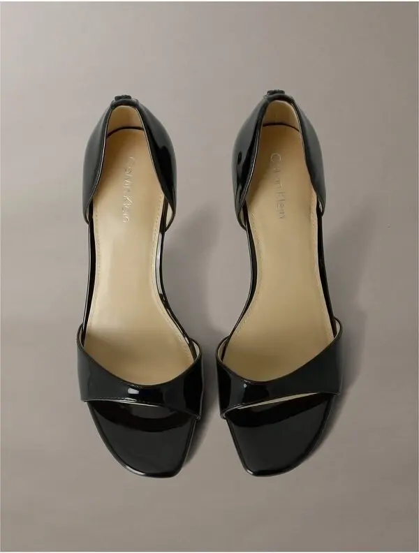Calvin Klein Aileen Open Toe Heel - Black