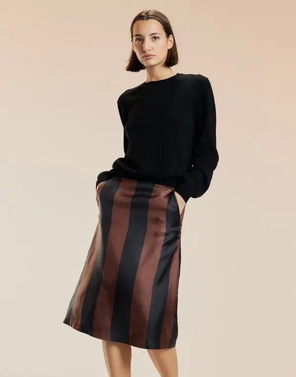 Cynthia Rowley Silk A-line Skirt