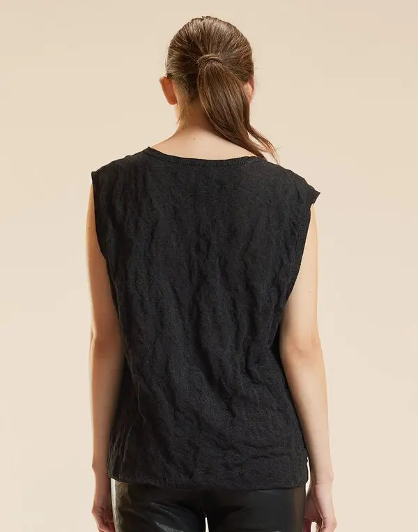 Cynthia Rowley Parchment Knit Tank