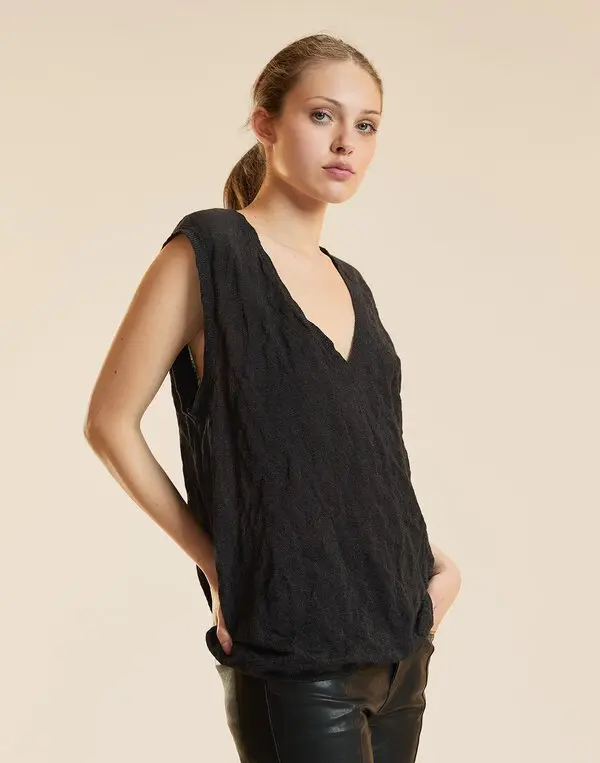 Cynthia Rowley Parchment Knit Tank