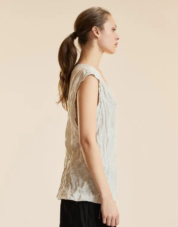 Cynthia Rowley Parchment Knit Tank