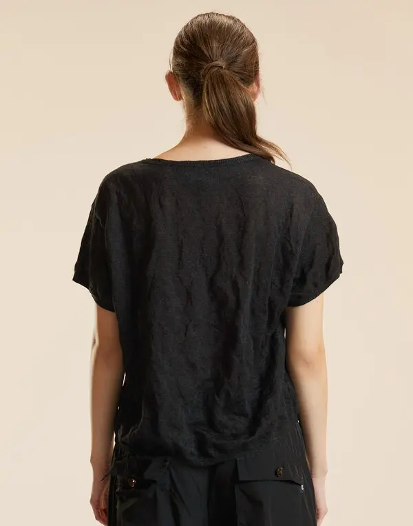Cynthia Rowley Parchment Knit Tee