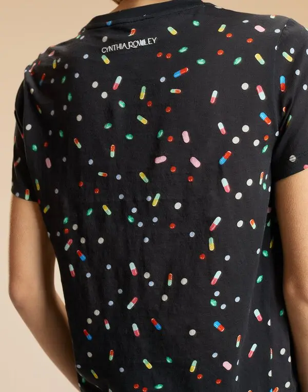 Cynthia Rowley Pill Printed Tee