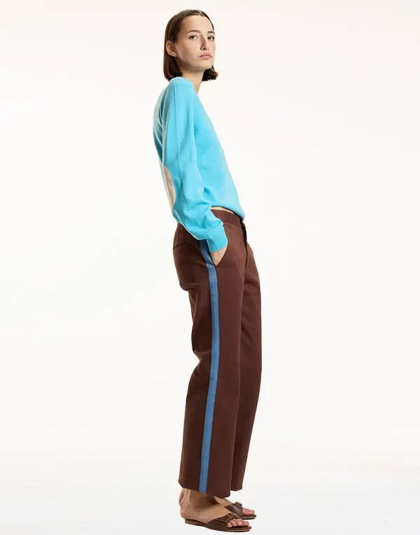 Cynthia Rowley Riley Side Stripe Cropped Flare