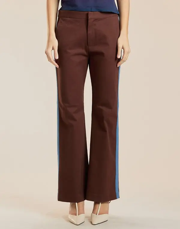 Cynthia Rowley Riley Side Stripe Cropped Flare