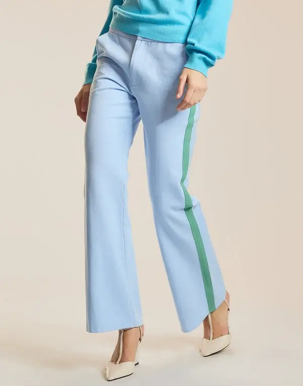 Cynthia Rowley Riley Side Stripe Cropped Flare