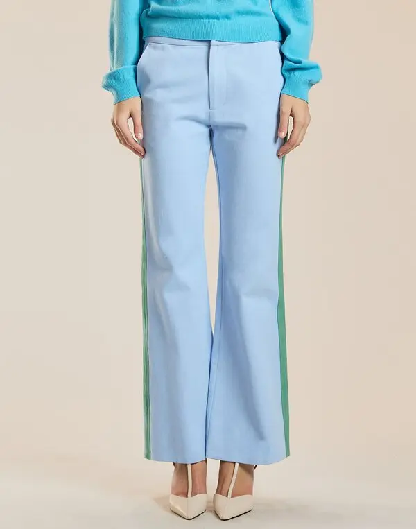 Cynthia Rowley Riley Side Stripe Cropped Flare