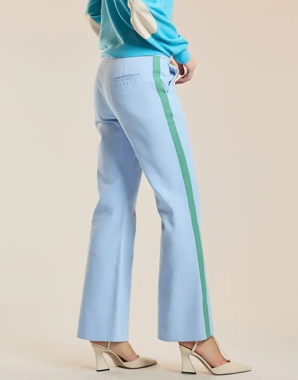 Cynthia Rowley Riley Side Stripe Cropped Flare
