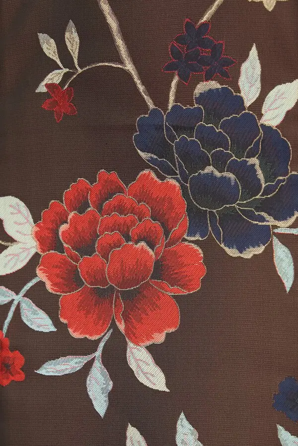 SAU LEE Joanna Jacquard Gown