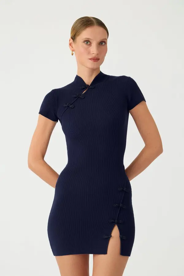 SAU LEE Denali Knit Mini Dress